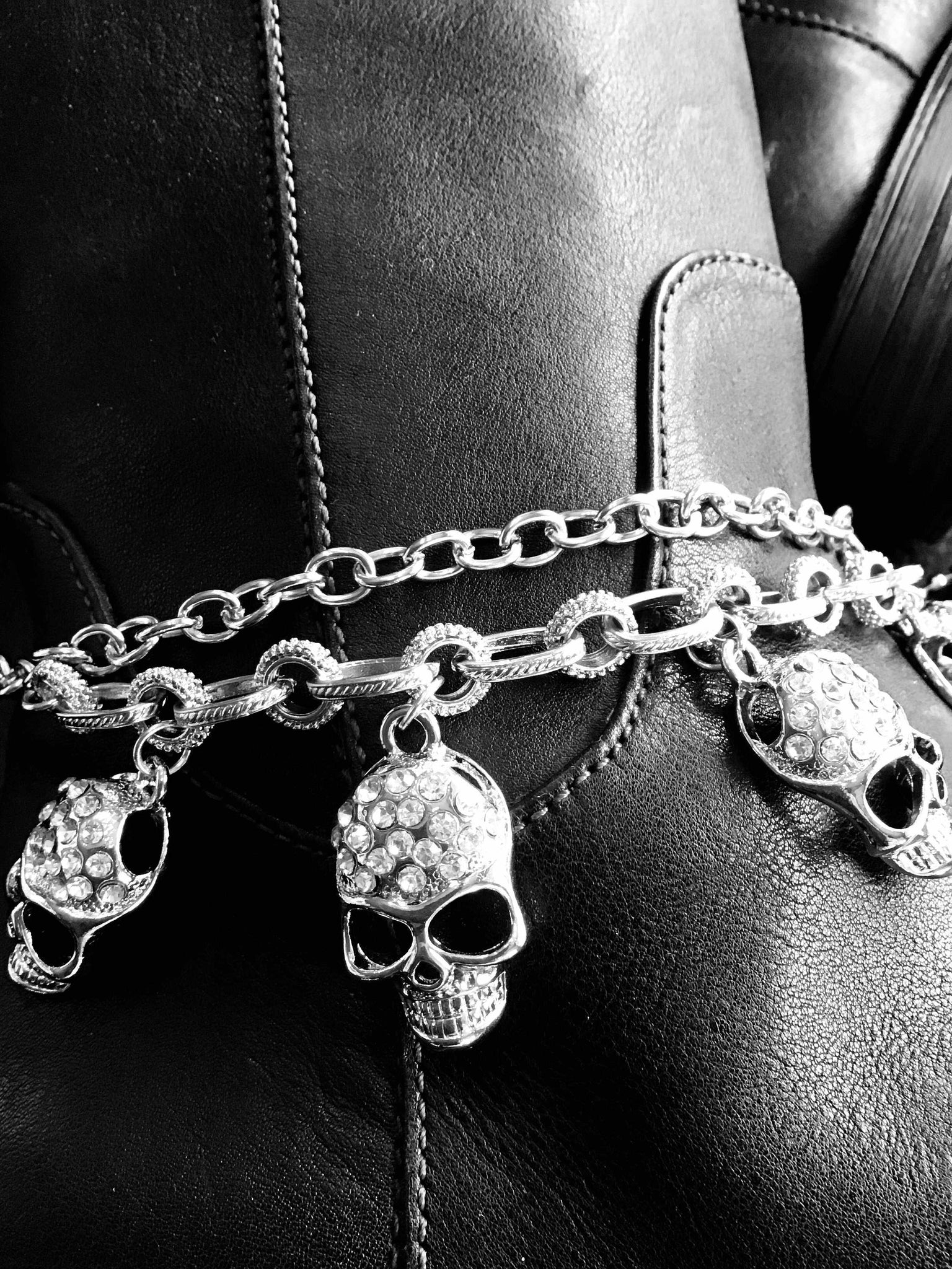 Badass Skull - Boot Chain - TaraLey