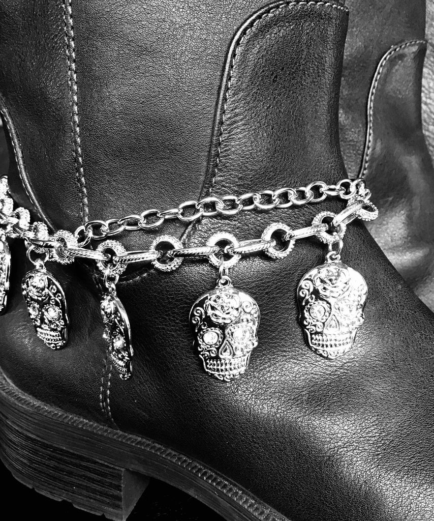 Home Bling Sugar Skull - Boot Chain